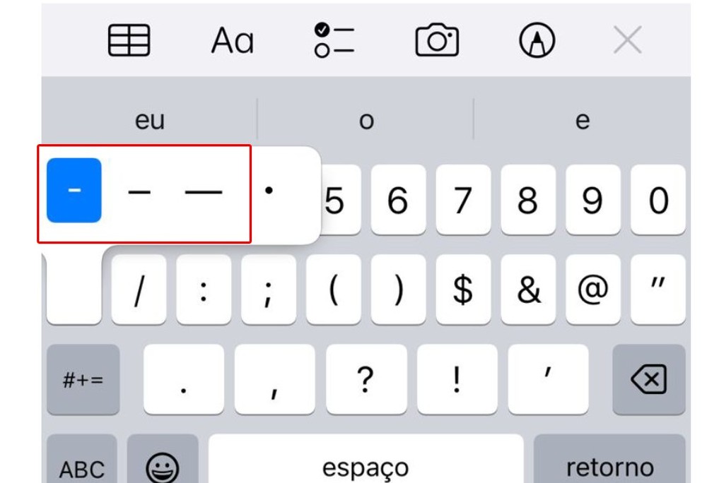 Travessão — , meia-risca – e hífen - : como colocar no Word e no teclado
