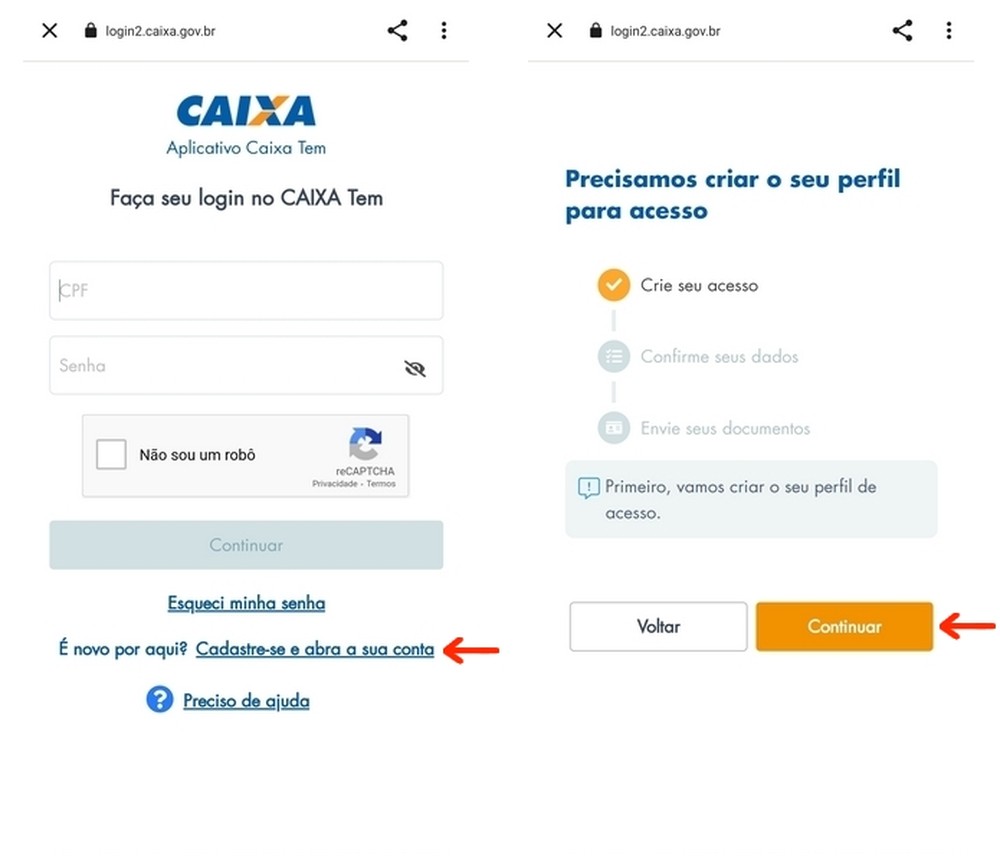 App Caixa Tem: veja como se cadastrar e fazer login no banco