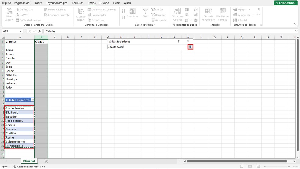 Como criar lista suspensa no Excel: aprenda passo a passo