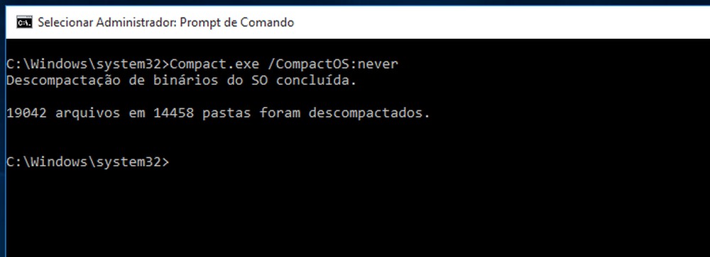 Windows 10 Compact OS: dica faz sistema operacional ocupar menos espaço