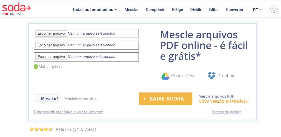 Como juntar PDF online? Seis sites para unir arquivos grátis