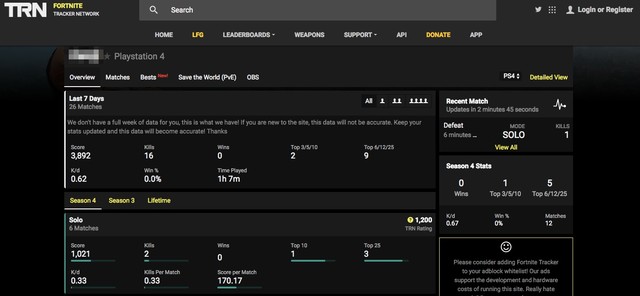 Como usar o Fortnite Tracker para monitorar suas partidas e melhorar no ...