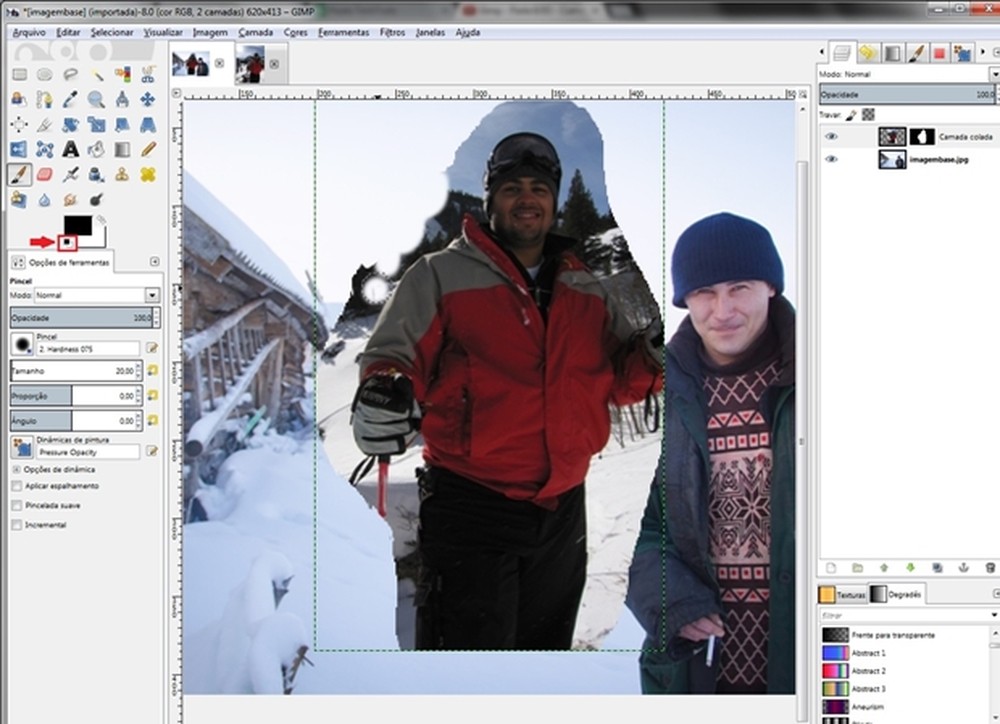 Como fazer uma montagem e incluir pessoas em fotos