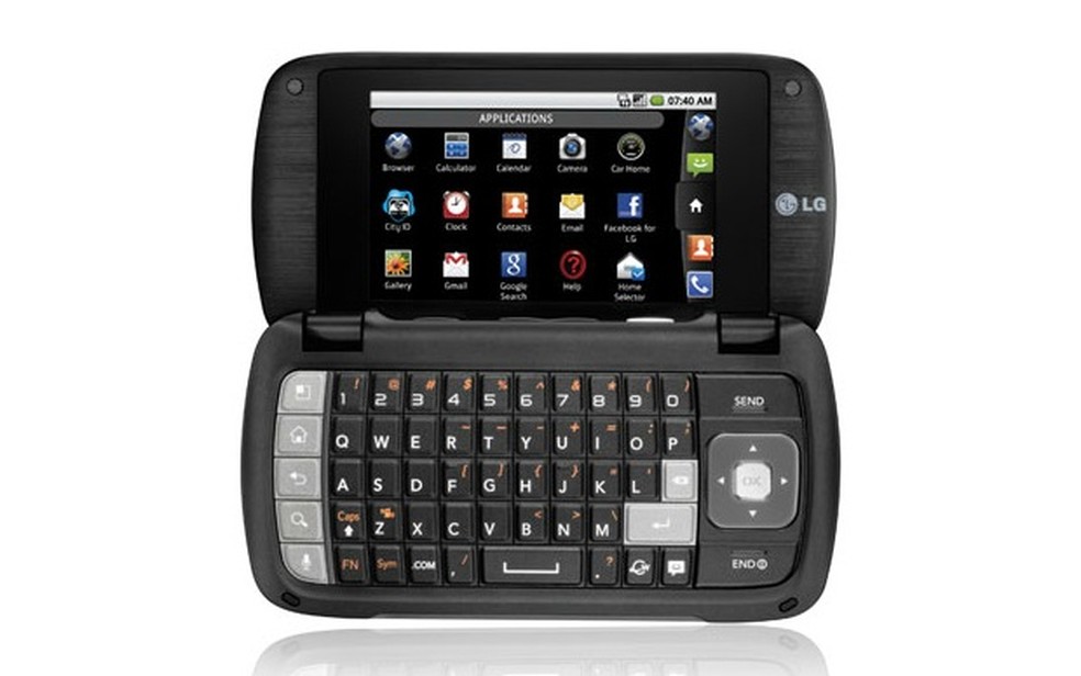 LG apresenta oficialmente o Genesis, seu smartphone Android com teclado ...