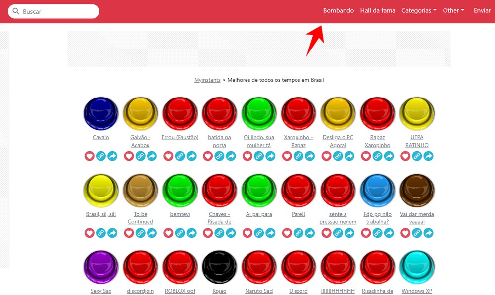 Myinstants: como fazer download de áudios de memes no site