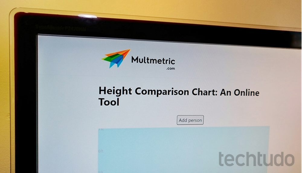 Site para comparar altura: como usar o Multmetric