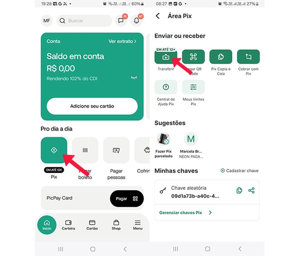 Pix parcelado do PicPay: como usar função no aplicativo