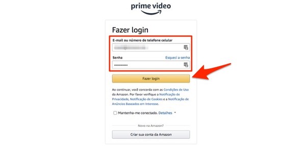 Como entrar em contato com o Amazon Prime Video