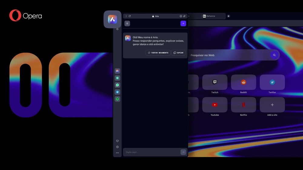 Como usar a Aria, inteligência artificial do Opera One com ChatGPT