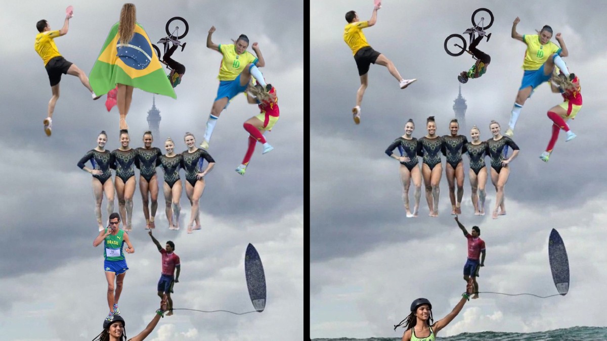 Foto do Medina 'voando' vira meme sobre vitórias do Brasil; veja melhores