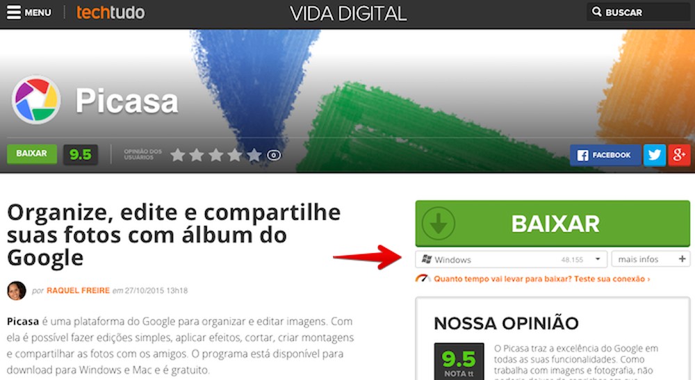 Como baixar e instalar o Picasa