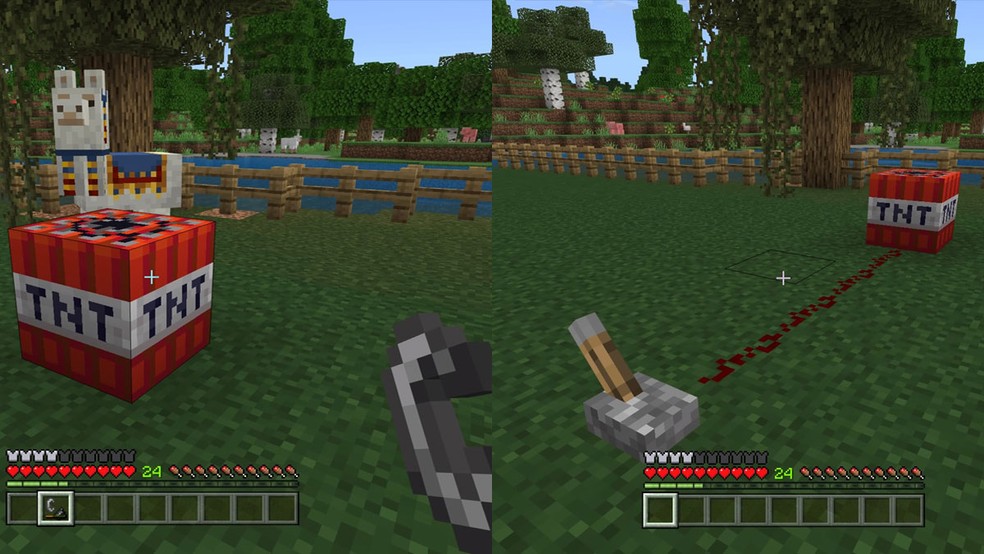 Como fazer TNT no Minecraft