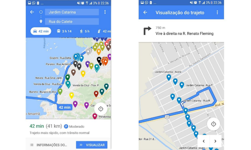 Como usar mapa personalizado do My Maps no Google Maps