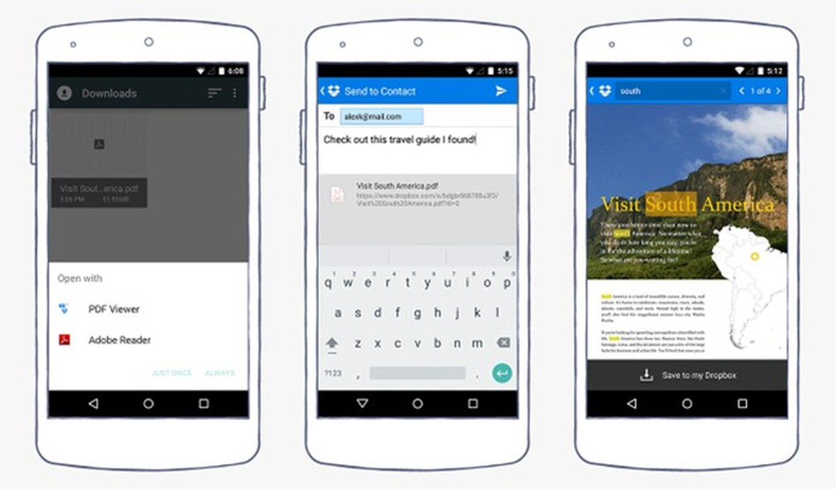 Dropbox para Android atualiza com visualização de PDF e busca otimizada
