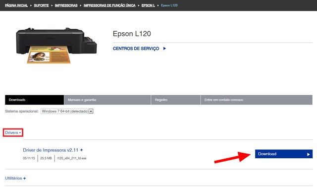 Como baixar e instalar o driver da impressora Epson L120