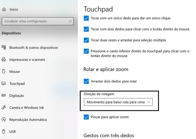 Mouse invertido: como inverter a rolagem do mouse no Windows