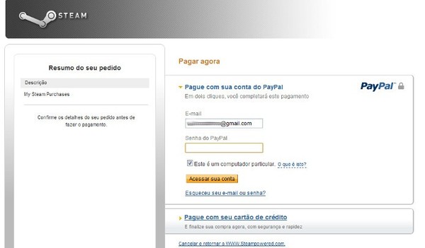 Steam: saiba como pagar seus jogos usando o serviço PayPal