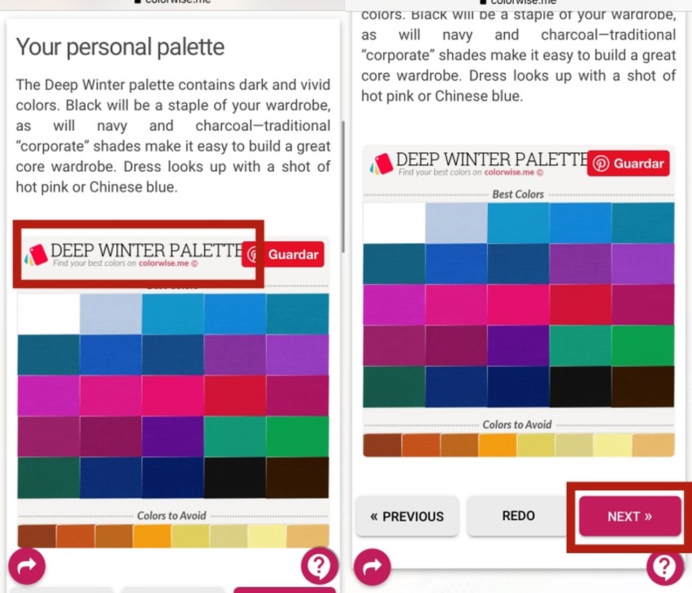Como descobrir coloração pessoal usando o app My Best Colors