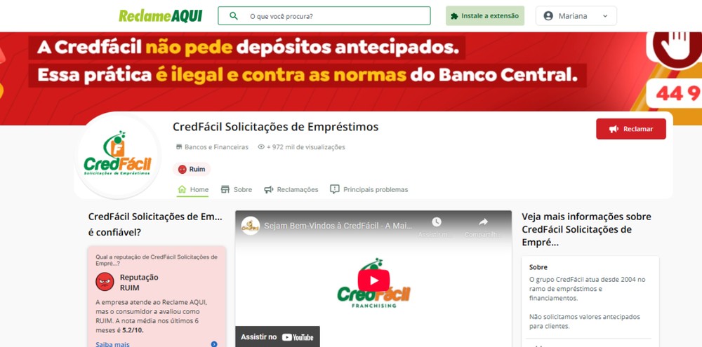 CredFácil é confiável? Entenda tudo sobre a empresa de empréstimos