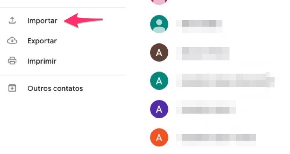 Como exportar e importar contatos no Gmail