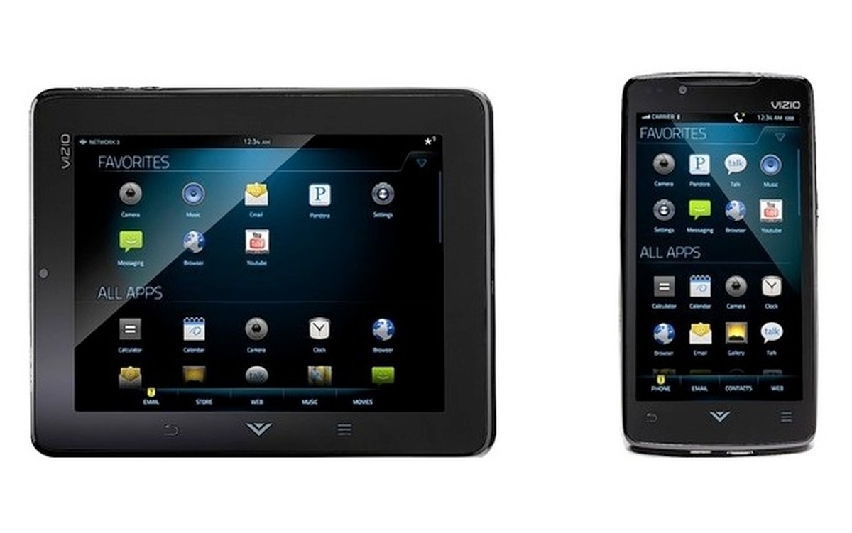Vizio também vai lançar tablet e smartphone Android na CES
