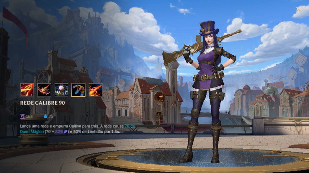 Como jogar de Caitlyn no Wild Rift: veja runas, habilidades e mais