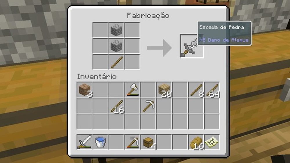 Como ativar o sistema clássico de crafting nos consoles em Minecraft