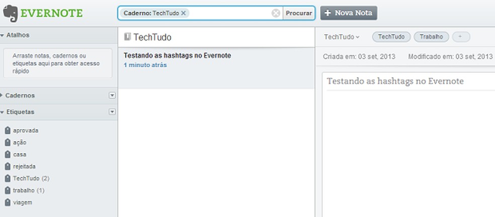 Como organizar suas informações pessoais por tags com o Evernote