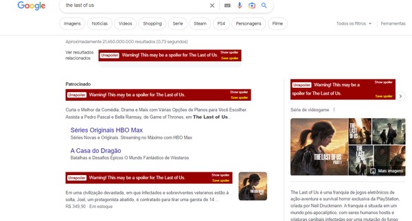 Como evitar spoilers de séries e filmes ao navegar na Internet