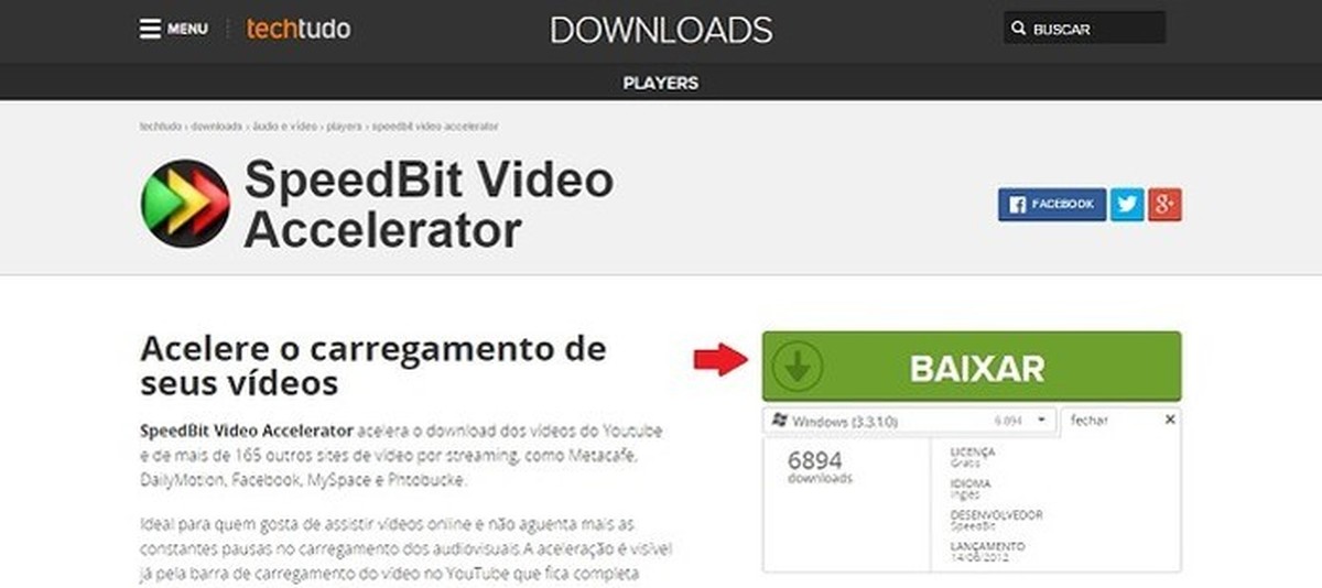Como acelerar vídeos com o SpeedBit Vídeo Accelerator