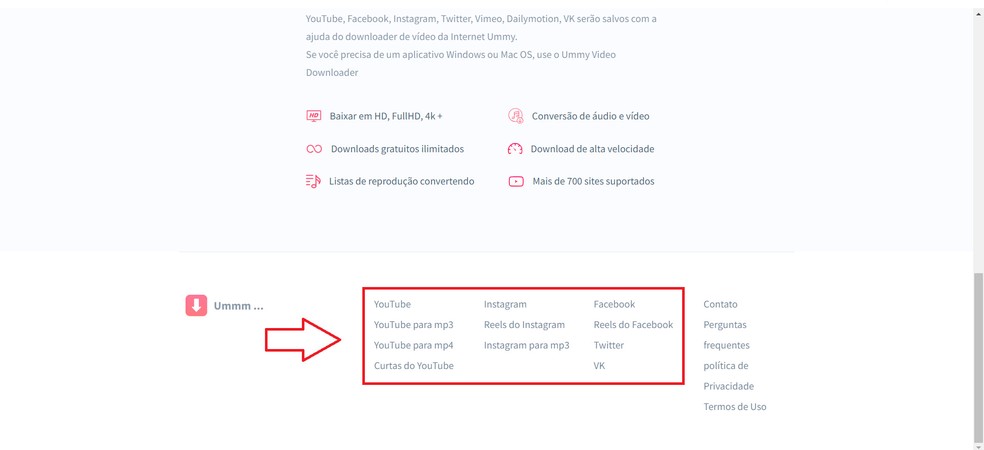 Ummy: como usar site para baixar vídeos online e de graça