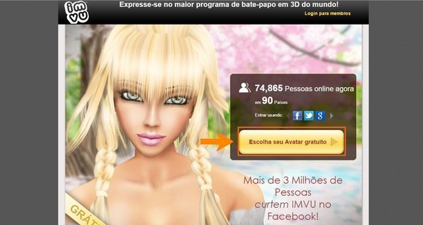 Como fazer seu registro no IMVU