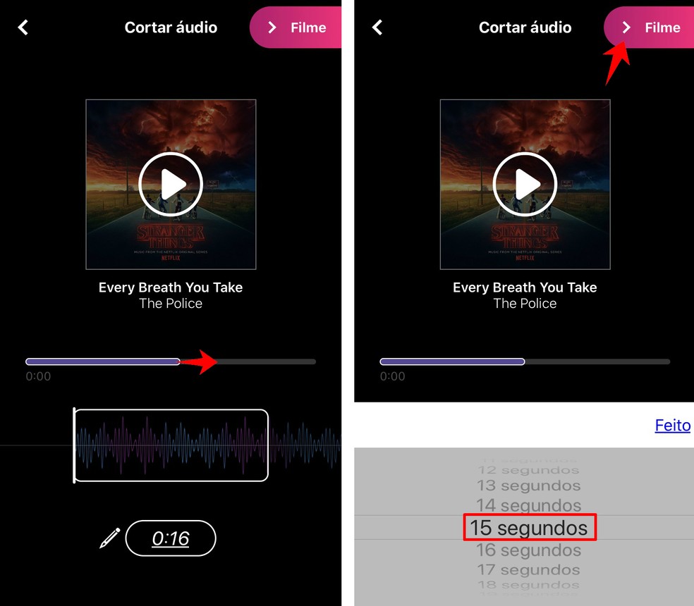 Como colocar música em vídeo com o app Triller