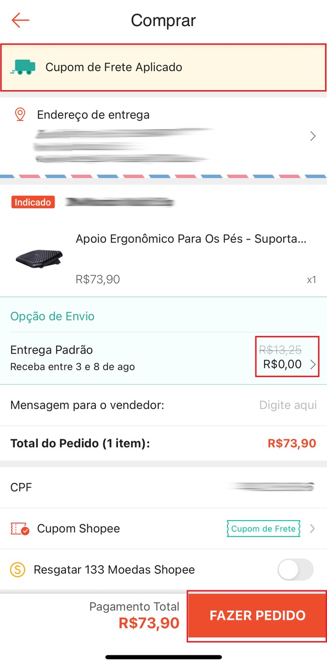 Como conseguir cupom de frete grátis na Shopee: aprenda na prática