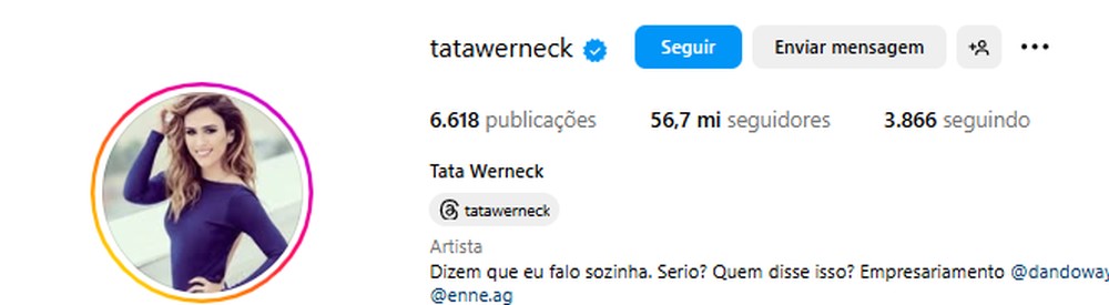 Quem é o brasileiro mais seguido no Instagram? Confira Top 10 de 2025