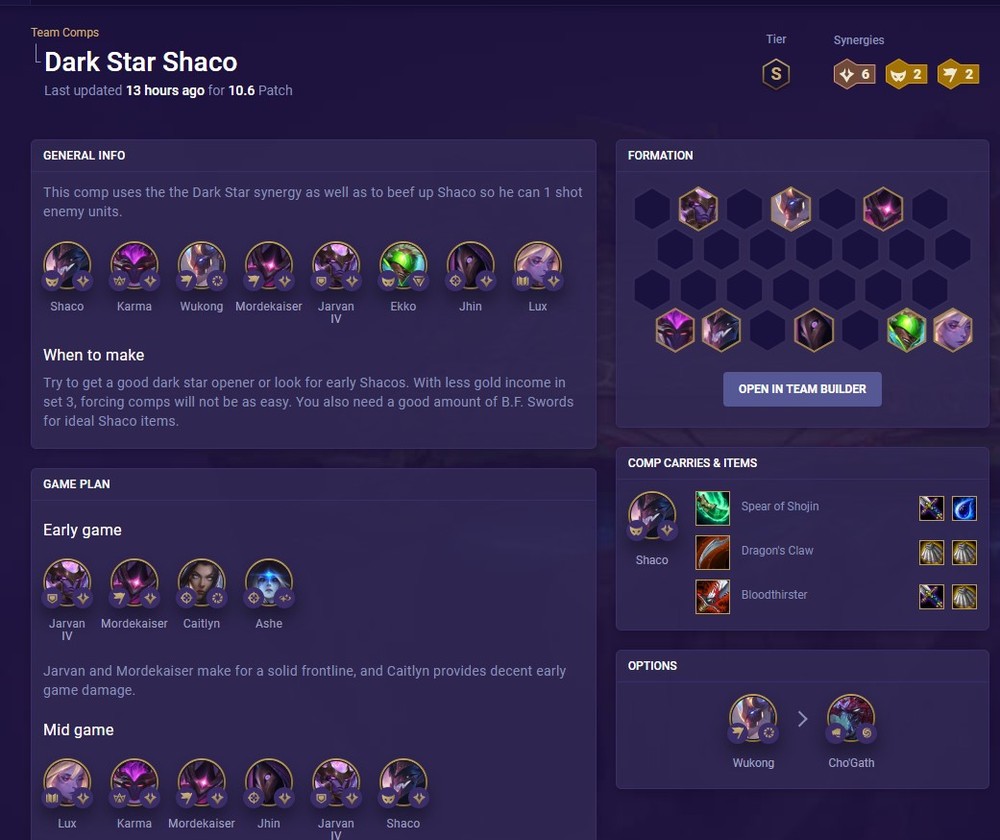 TFT no Mobalytics: como ver tier lists, melhores comps e estatísticas