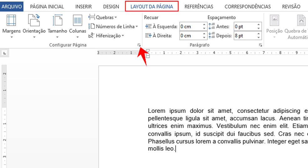 Como alinhar um texto no Word
