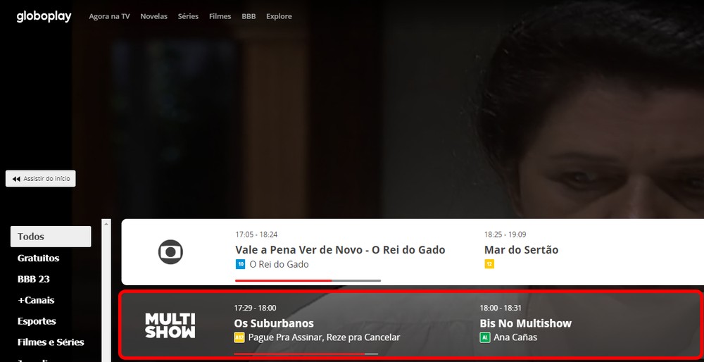 Como assistir ao BBB 23 no Multishow ao vivo