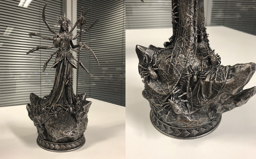 Unboxing de Elder Scrolls Online Summerset mostra estátua da deusa Mephala