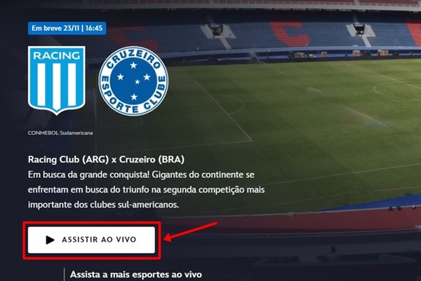 Racing x Cruzeiro ao vivo: onde assistir à final da Sul-Americana