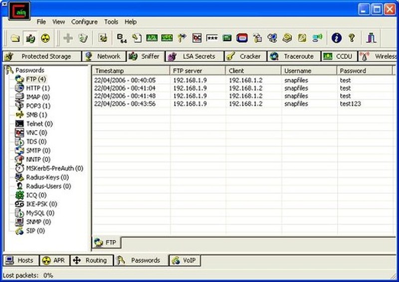 Cain & Abel | Software | TechTudo