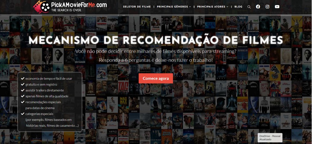 6 sites muito úteis que vão te ajudar a escolher filmes para assistir