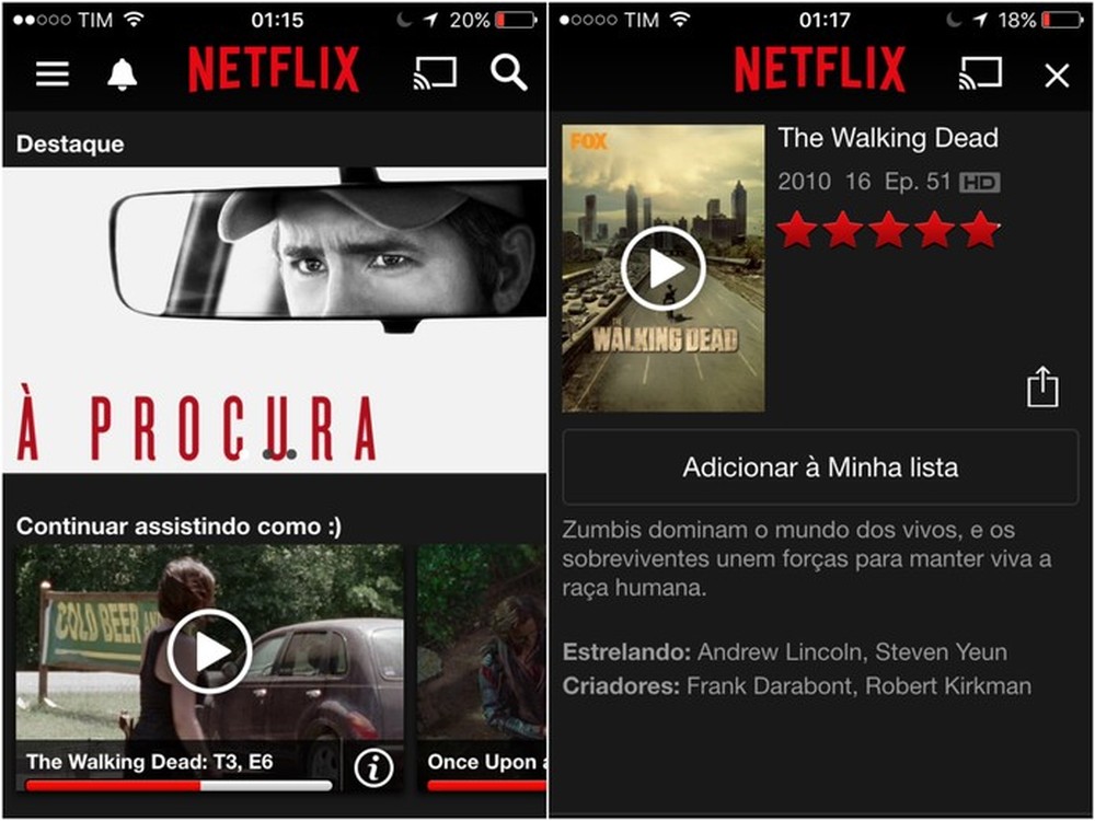 Como mudar legenda e áudio para português no Netflix pelo celular