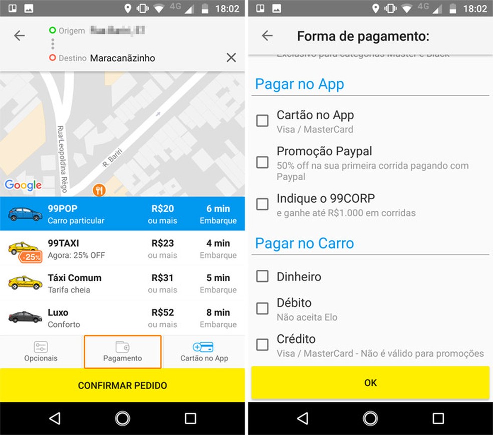 99POP, 99TAXI e 99TOP: entenda as diferenças entre modalidades do app 99