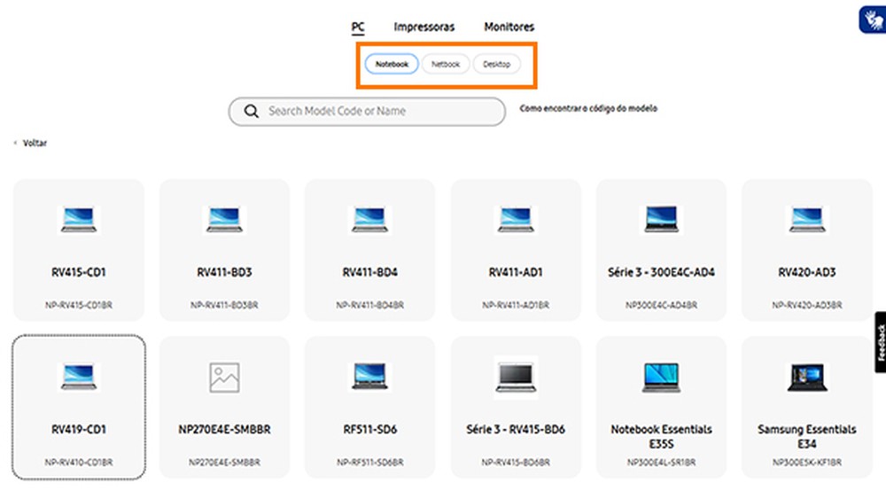 Como atualizar os drivers do notebook Samsung