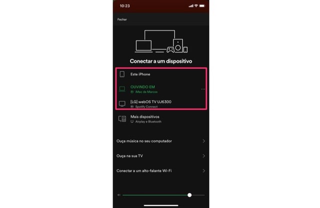 Como usar o Spotify Connect