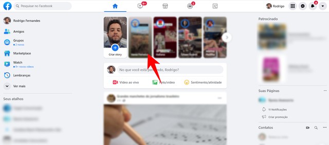 Como baixar Stories do Facebook pelo PC