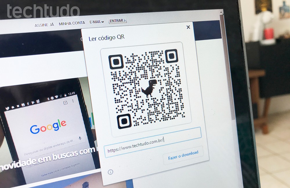 Como criar QR Code de página no Google Chrome