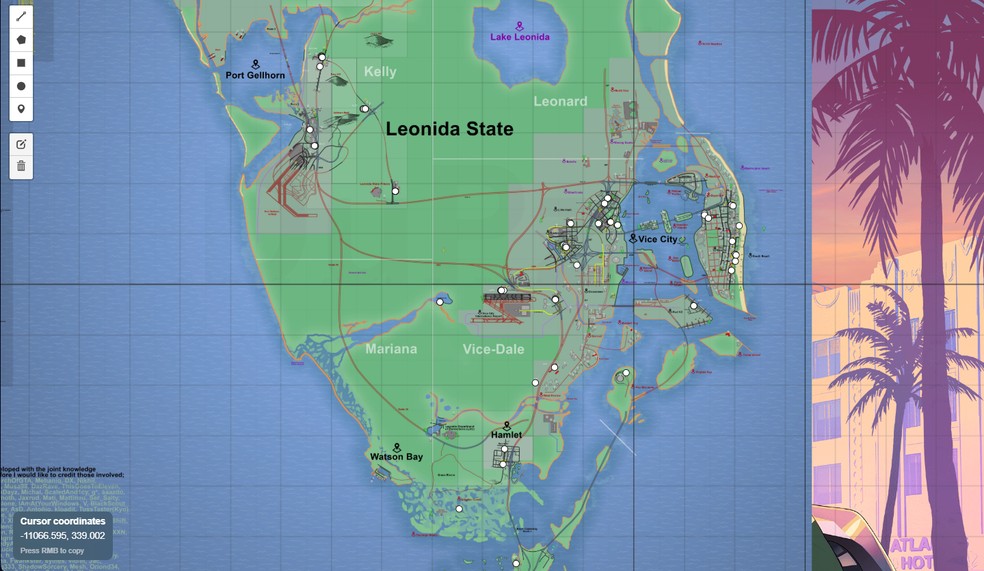 Mapa do GTA 6 no VImap: saiba o que é e como funciona site feito por fãs