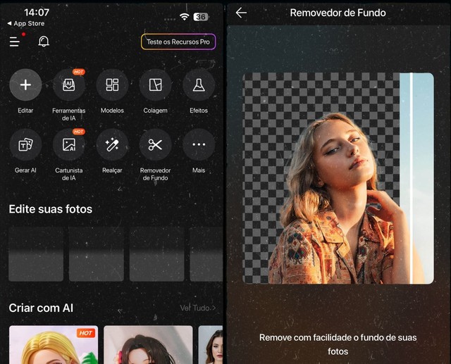 Como remover o fundo de uma imagem em diferentes sites e apps